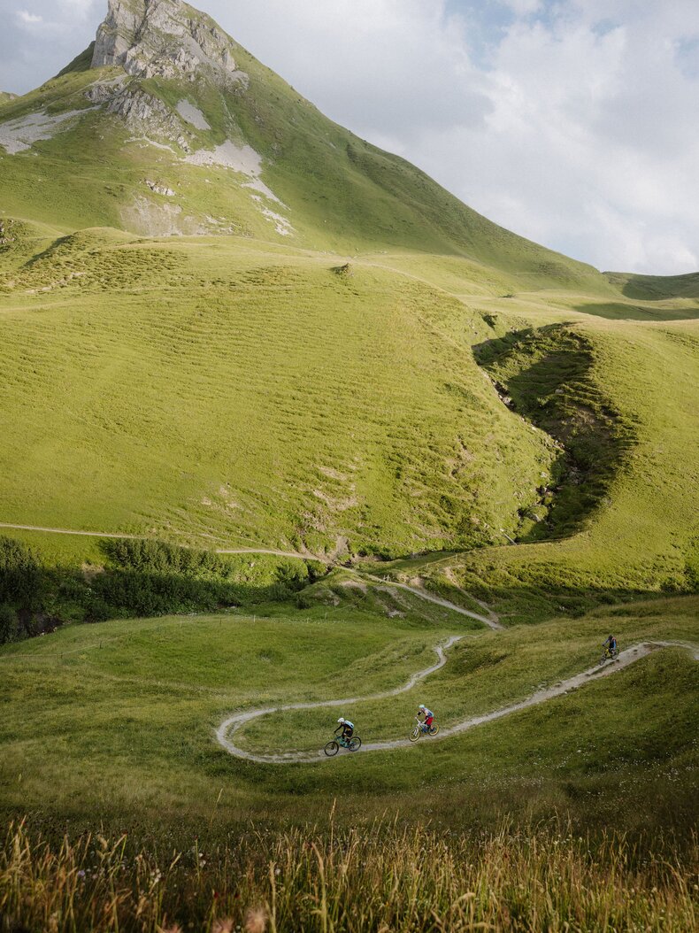 Skiing and mountain biking in the Bernese Oberland